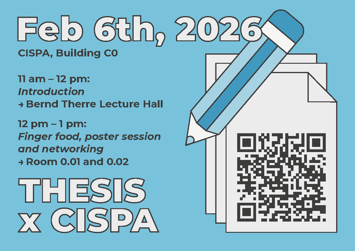 Thesis x CISPA | CISPA Career